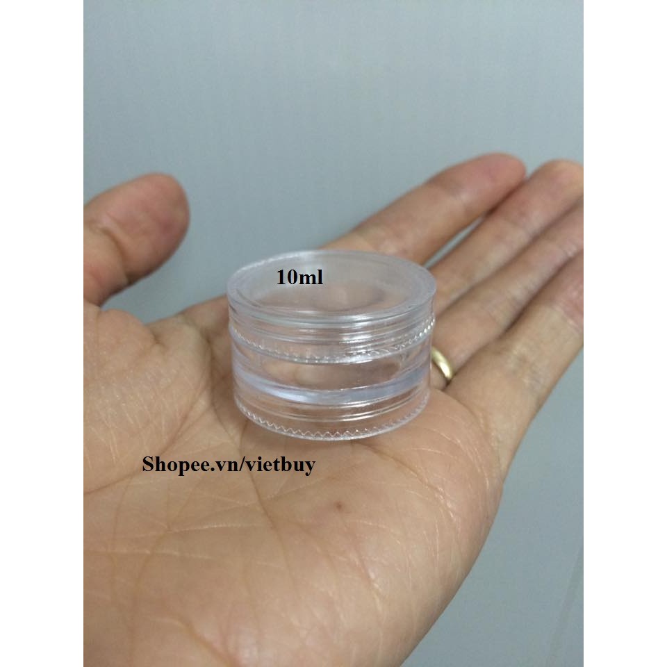 Clear plastic jar 10ml | Shopee Philippines