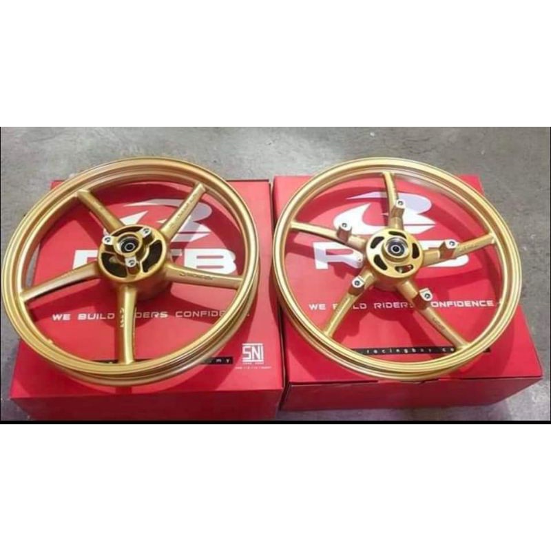 RCB MAGS 5SPOKES 1.6*17/ 1.85*17 RAIDER 150 FI/ RAIDER CARB TYPE ...