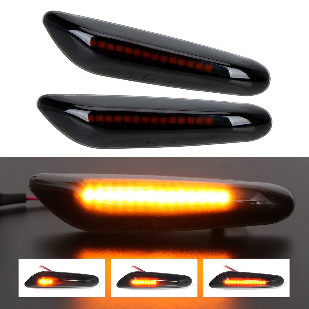 LED Side Marker Light Car Turn Signal Lamp 2Pcs/set Streamer Light DC ...
