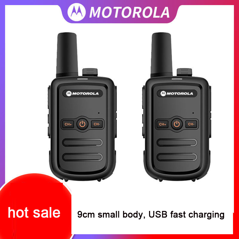 Motorola Mini Outdoor Walkie Talkie (one Pair)-English Voice | Shopee ...