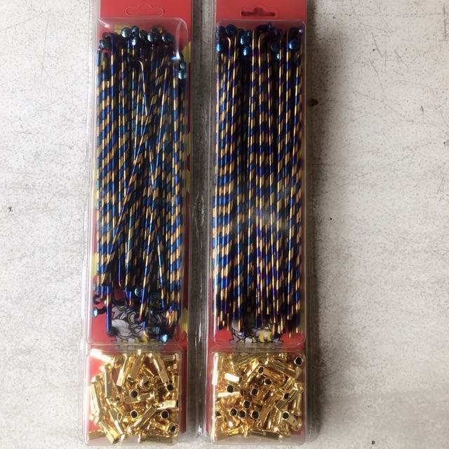 COD MOTORCYCLE TITANIUM SPOKES 10x161/10x184 | Shopee Philippines