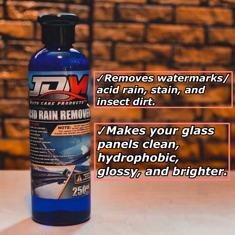 Acid rain remover 250mL by: JDM AUTO CARE Products. | Shopee Philippines