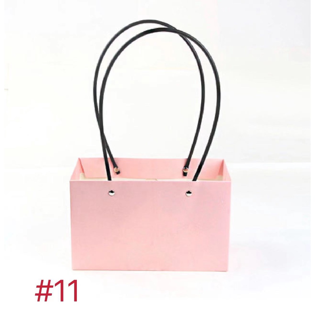 Kraft paper tote bag flower shop wrapping paper gift packaging tote bag ...