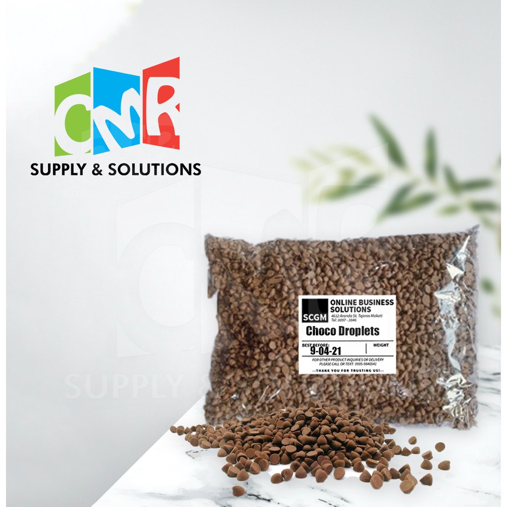 Chocolate and White Choco Droplets 100g | Shopee Philippines