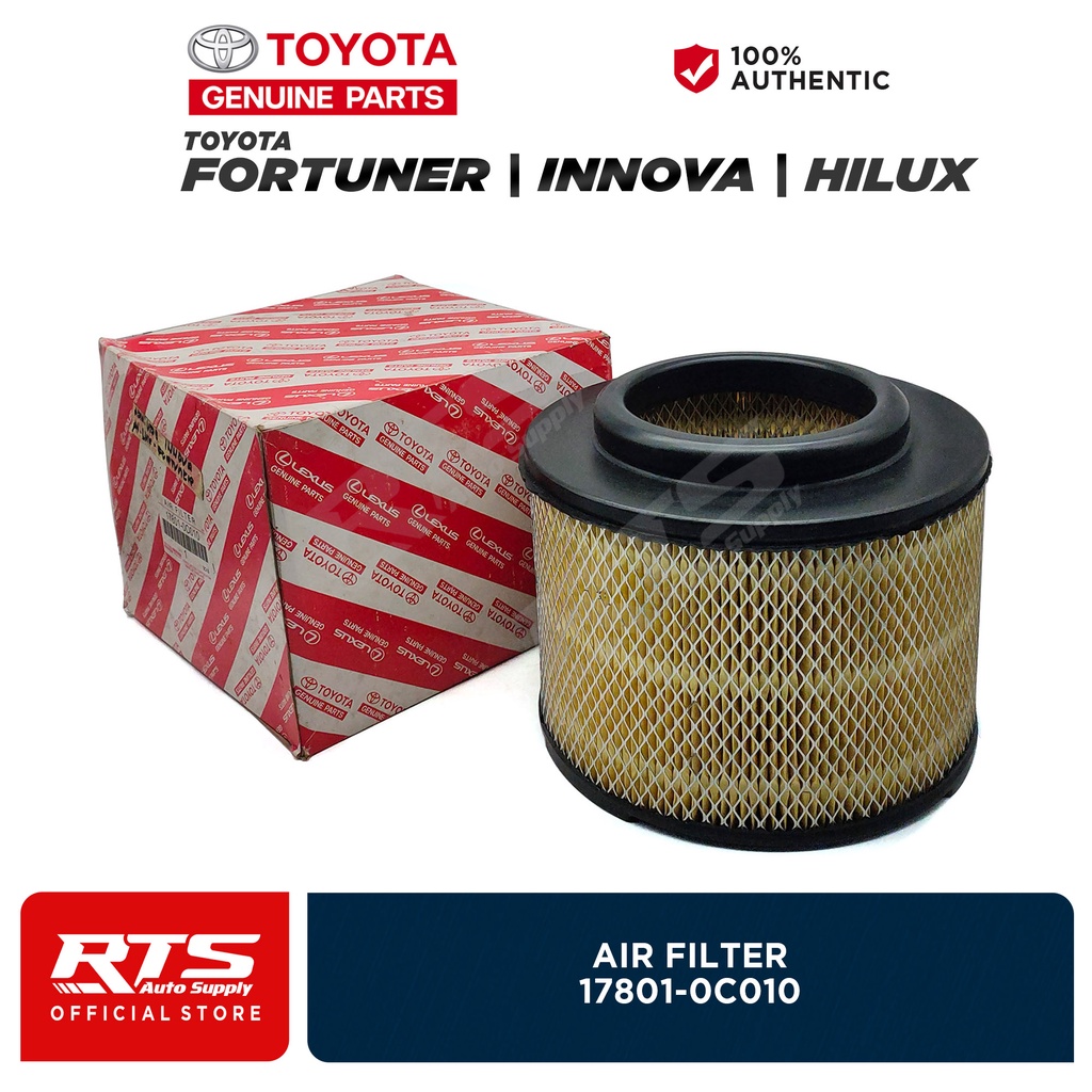 Toyota Genuine Air Filter Toyota Fortuner / Innova / Hi-Lux 2005 - 2015 ...
