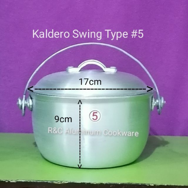 Small Kaldero #5 Swing Handle - Good for 1 Person (17cm in Diameter ...
