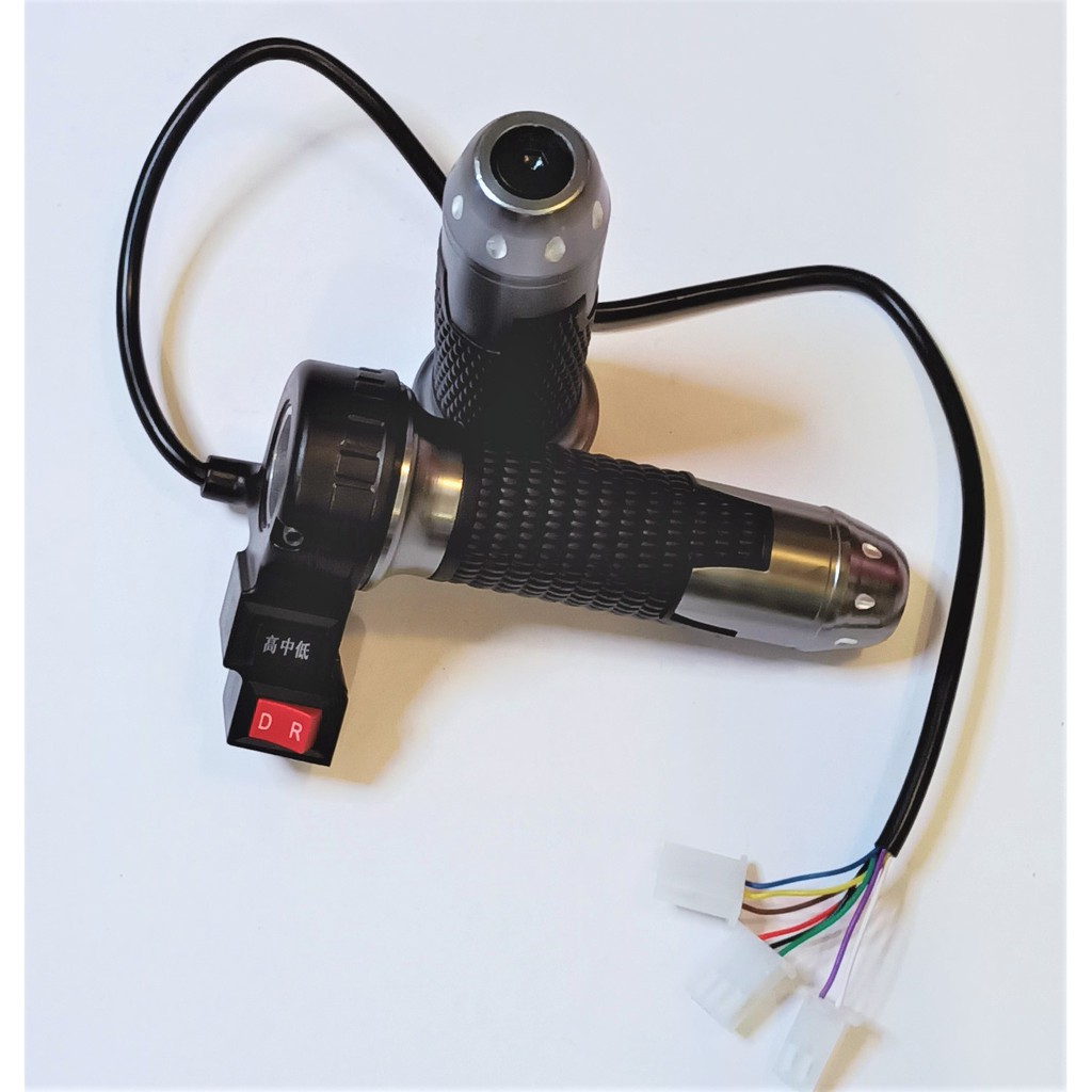 Ebike universal throttle with 3 speed button(123) and reverse button(DR ...