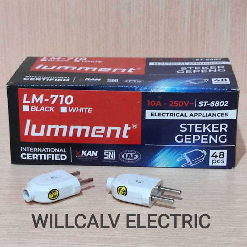 48 PC LUMMENT FLAT PLUG ST6802 SNI / SNI LUMMENT FLAT PLUG ST6802 ...