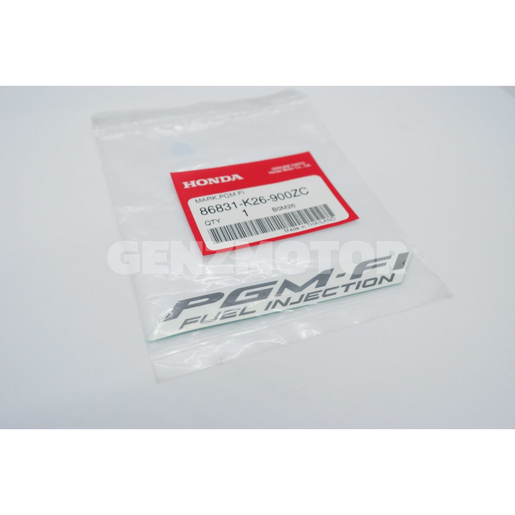 Sticker Mark PGM-FI 100 mm. Authentic Center (Code 86831 86641 87112) ️ ...