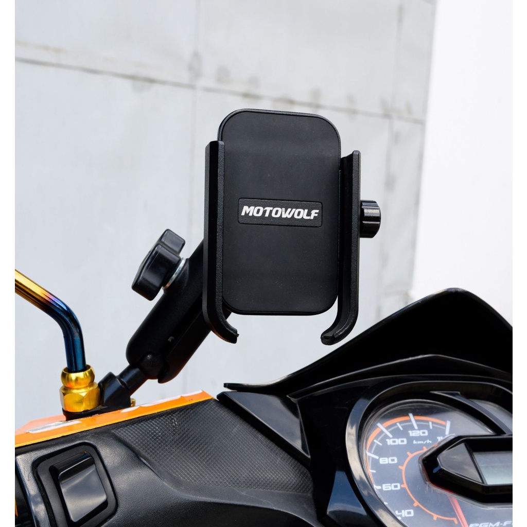 motowolf cp holder MOTOWOLF CELLPHONE HOLDER V3 CLAMP TYPE, SIDEMIRROR ...