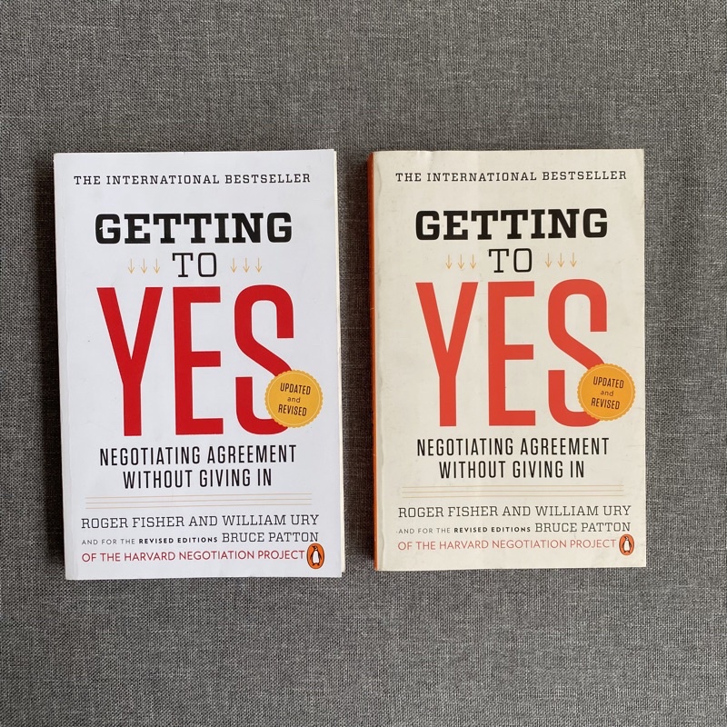 Getting to Yes Book by Roger Fisher and William Ury | Shopee Philippines