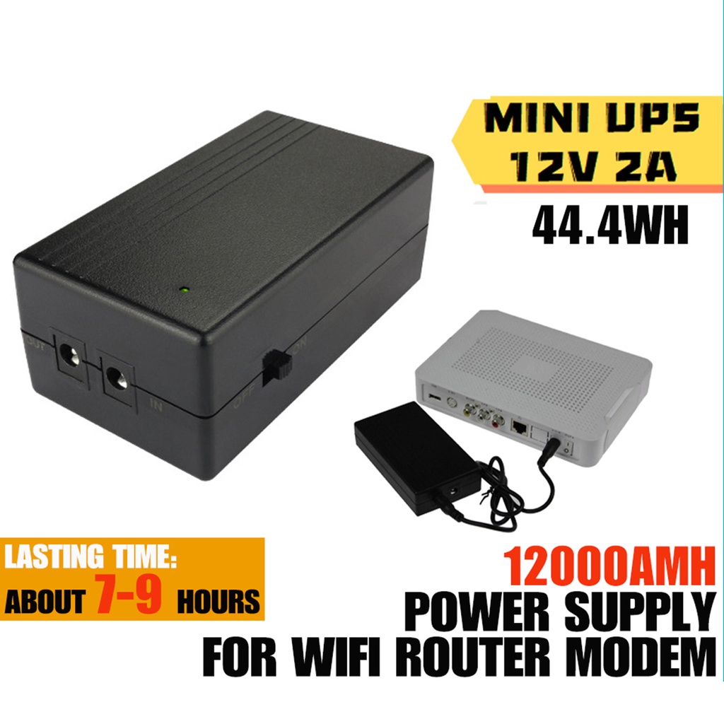 Mini DC UPS For Wifi Modem Portable Mini UPS 12V 2A Portable ... Mini DC UPS For Wifi Modem Portable Mini UPS 12V 2A Portable ...