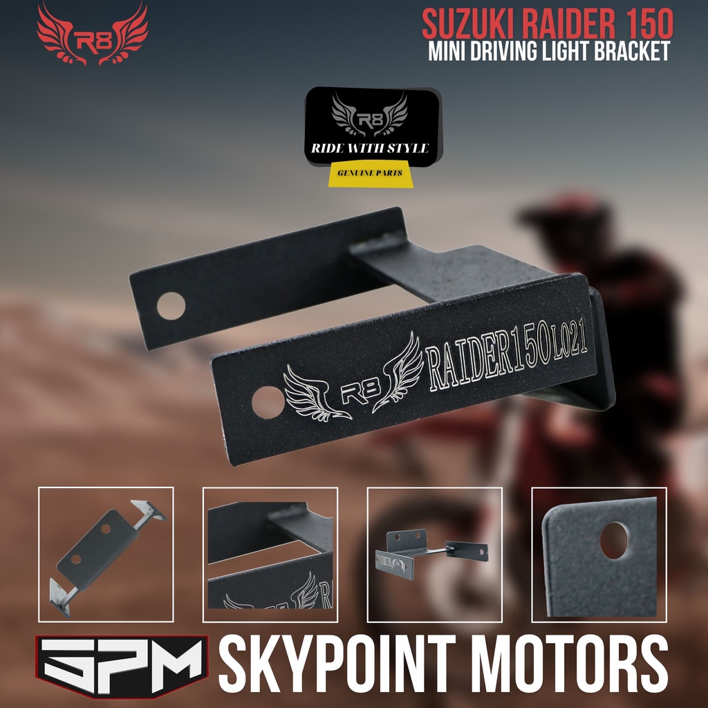Suzuki Raider 150 Mini Driving Light Bracket R8 L021 (9809-170 ...