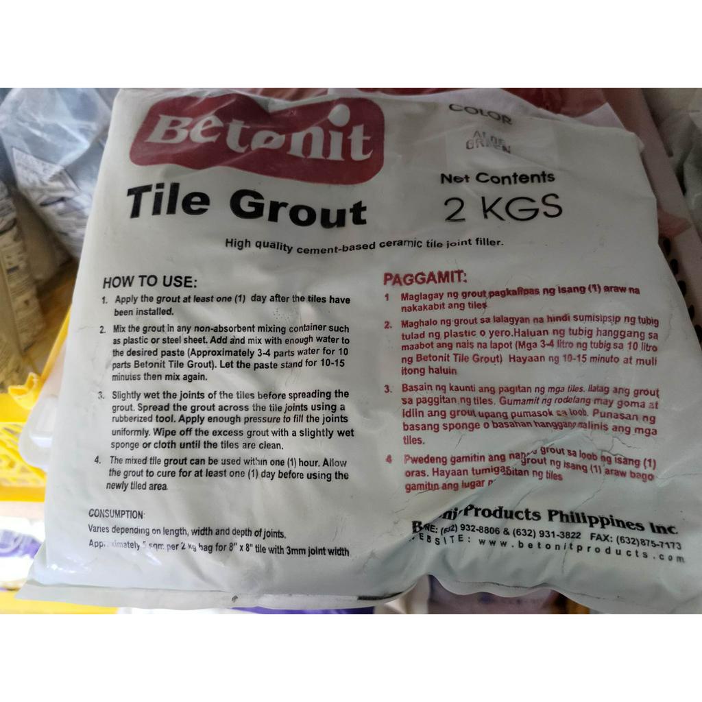 TILE GROUT 1KG ALL COLORS | ASSORTED BRAND | Shopee Philippines