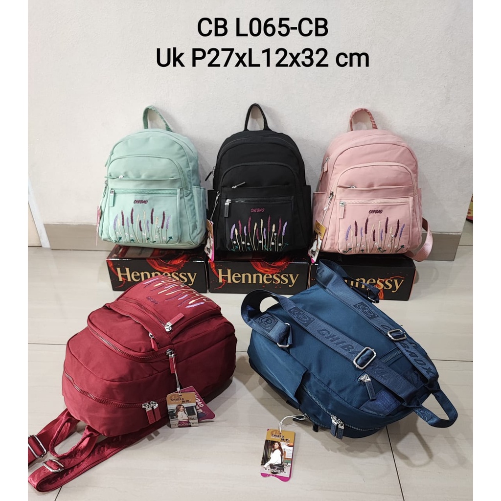 Chibao Women's Backpack Ori L065-AB | Shopee Philippines