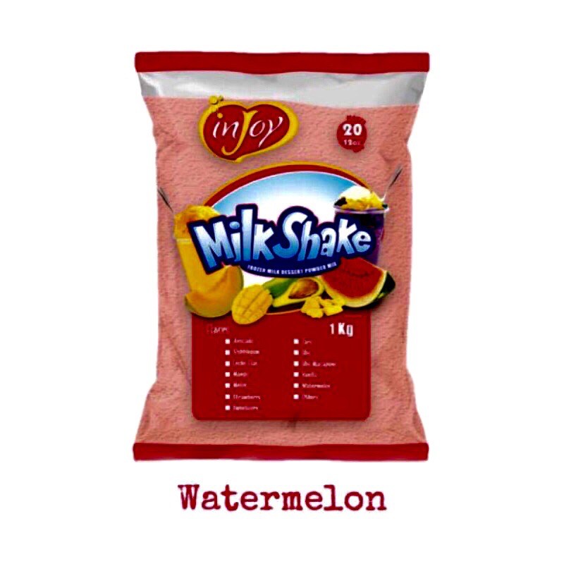 Injoy Milkshake Powder 1kg | Shopee Philippines