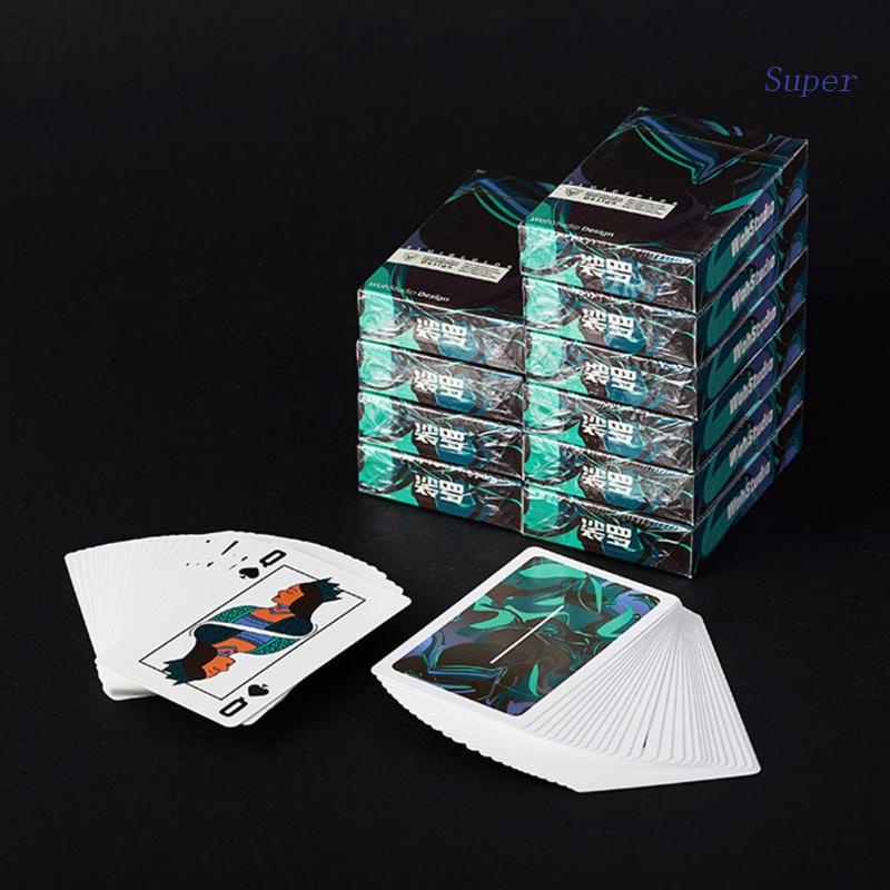 Super Simple Style Playing Cards Newest Fluid Flower Cut Poker Family ...