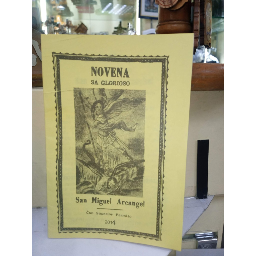 Novena booklet ni San Miguel Arcangel Sr. San Miguel Arkanghel ...