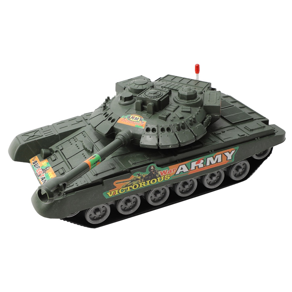 1PC Large Size Inertial Tank Toy Funny Kids Tank Toy Simulated Model ...
