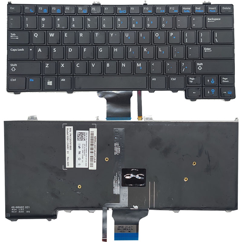 US English Laptop Keyboard For Dell Latitude E7440 E7240 NSK-LD0BC ...