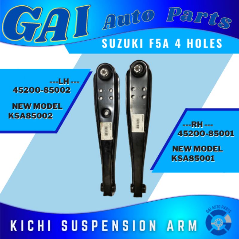 MSA-85002 KICHI Suspension Arm (LH/RH) for SUZUKI F5A 4 Holes 18 inches ...