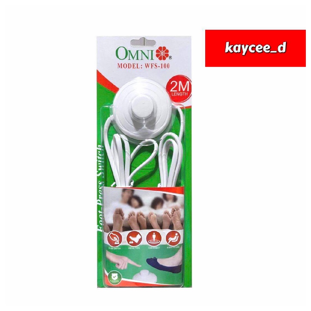 Omni Foot-Press Switch- 2 Meters- WFS-100 | Shopee Philippines