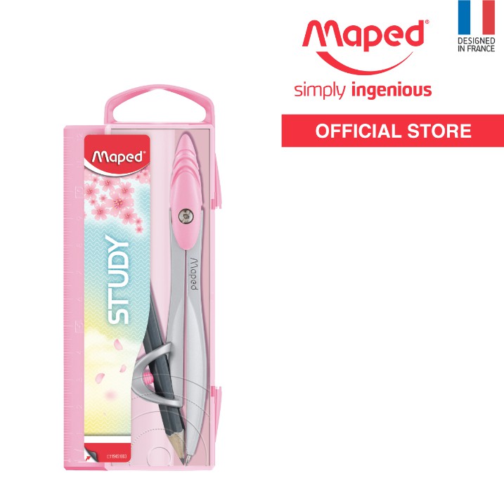 MAPED Study Pastel Universal Compass with Pencil (School Compass Set ...