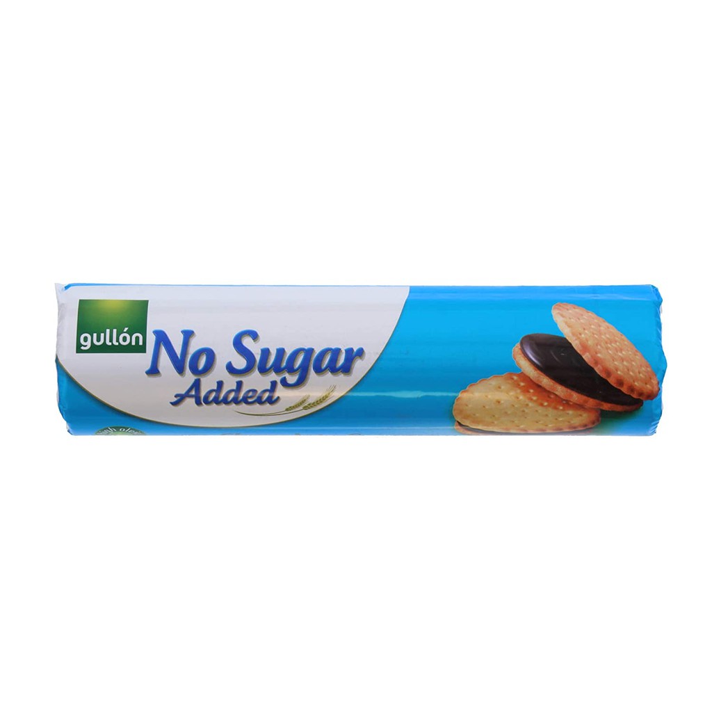 Gullon Chocolate Creme Sandwich Cookies No Sugar Added 250g