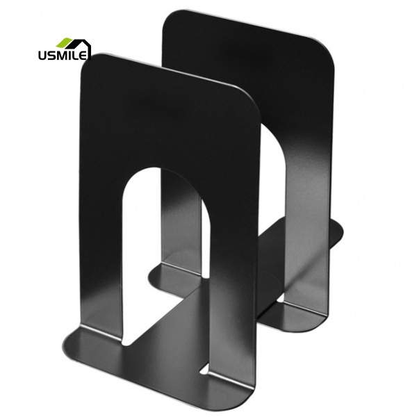 Bookends 2pcs Metal Bookends Iron Bookshelf Book Baffle Book Stand Book ...
