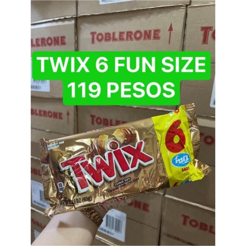 Twix Fun Size Chocolate Bars l 6 Pack 3.28oz | Shopee Philippines