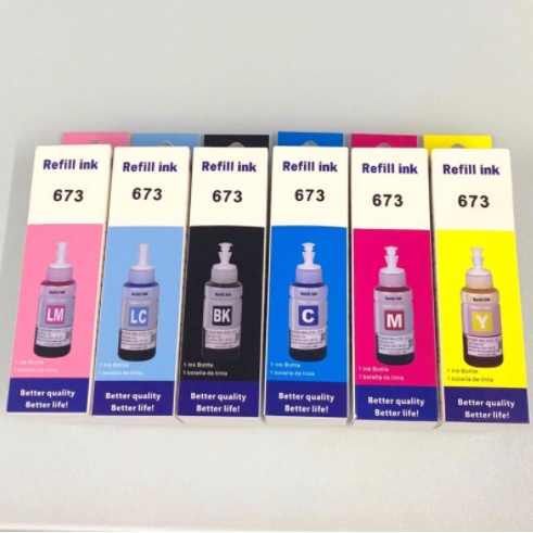 673 Refill inkjet ink for epson L800 L801 L805 L810 L850 L1800 L series ...