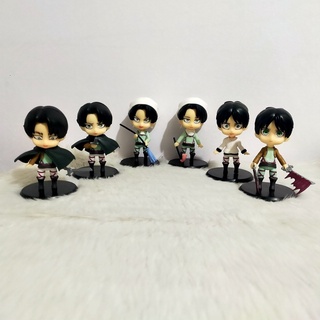 AOT Attack On Titan Figures Anime Collectibles Levi Eren Ackerman Manga ...