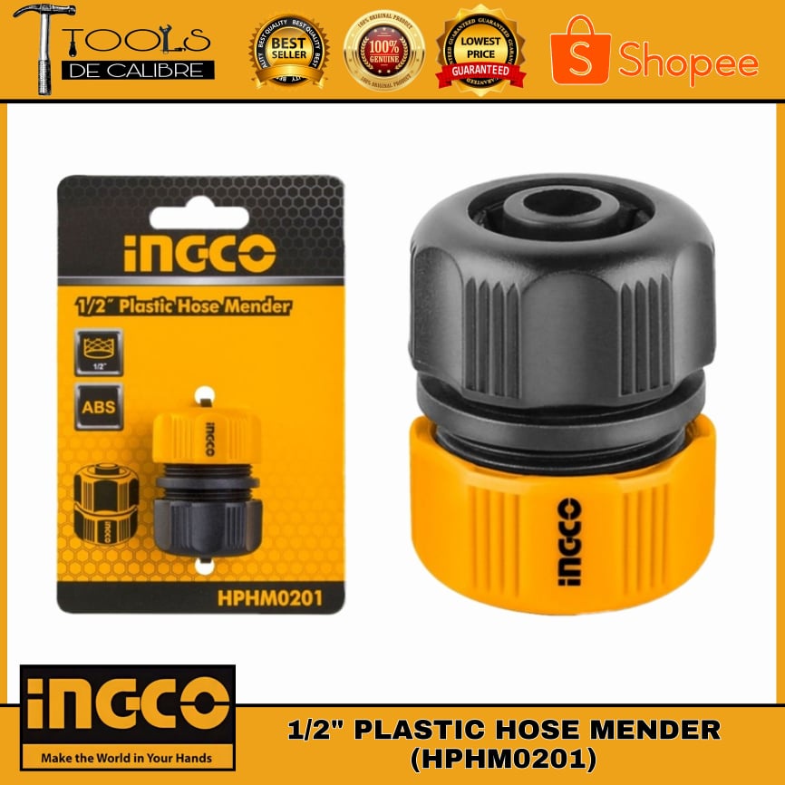 INGCO 1/2" Plastic Hose Mender (HPHM0201) | Shopee Philippines