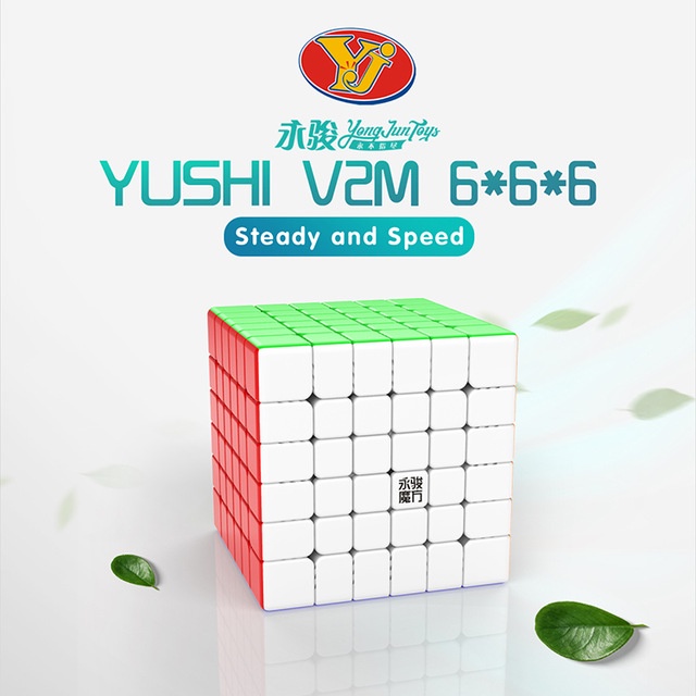 [Picube] Yongjun YJ Yushi v2 M 6x6 magnetic magic cube 6x6x6 speed cube ...