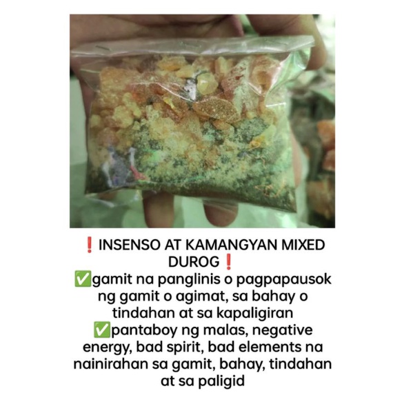 INSENSO KAMANGYAN DUROG MIXED | Shopee Philippines