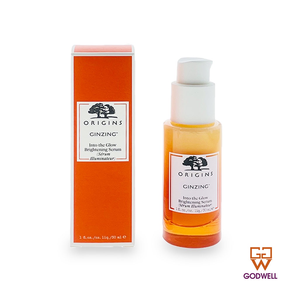 Origins - GINZING Into The Glow Brightening Serum 30ml - Ship From Godwell Hong Kong | Shopee ...