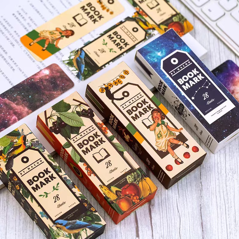 28pcs Vintage Retro ins Bookmark Set | Shopee Philippines