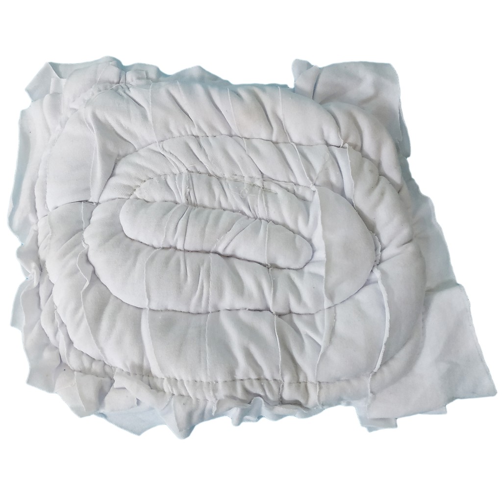 ( 2 KILOS ) COTTON RAGS 2PLY WHITE RECTANGULAR COTTON RUGS BASAHAN 11 ...