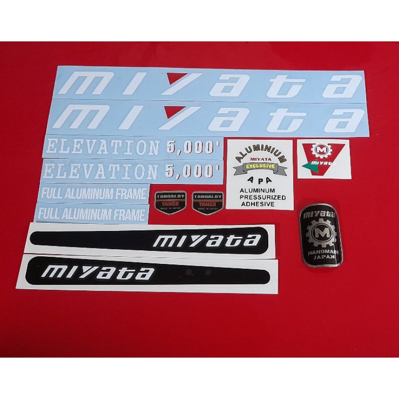 Custom Old Miyata Emblem + Miyata Elevation Sticker 5 000 | Shopee ...