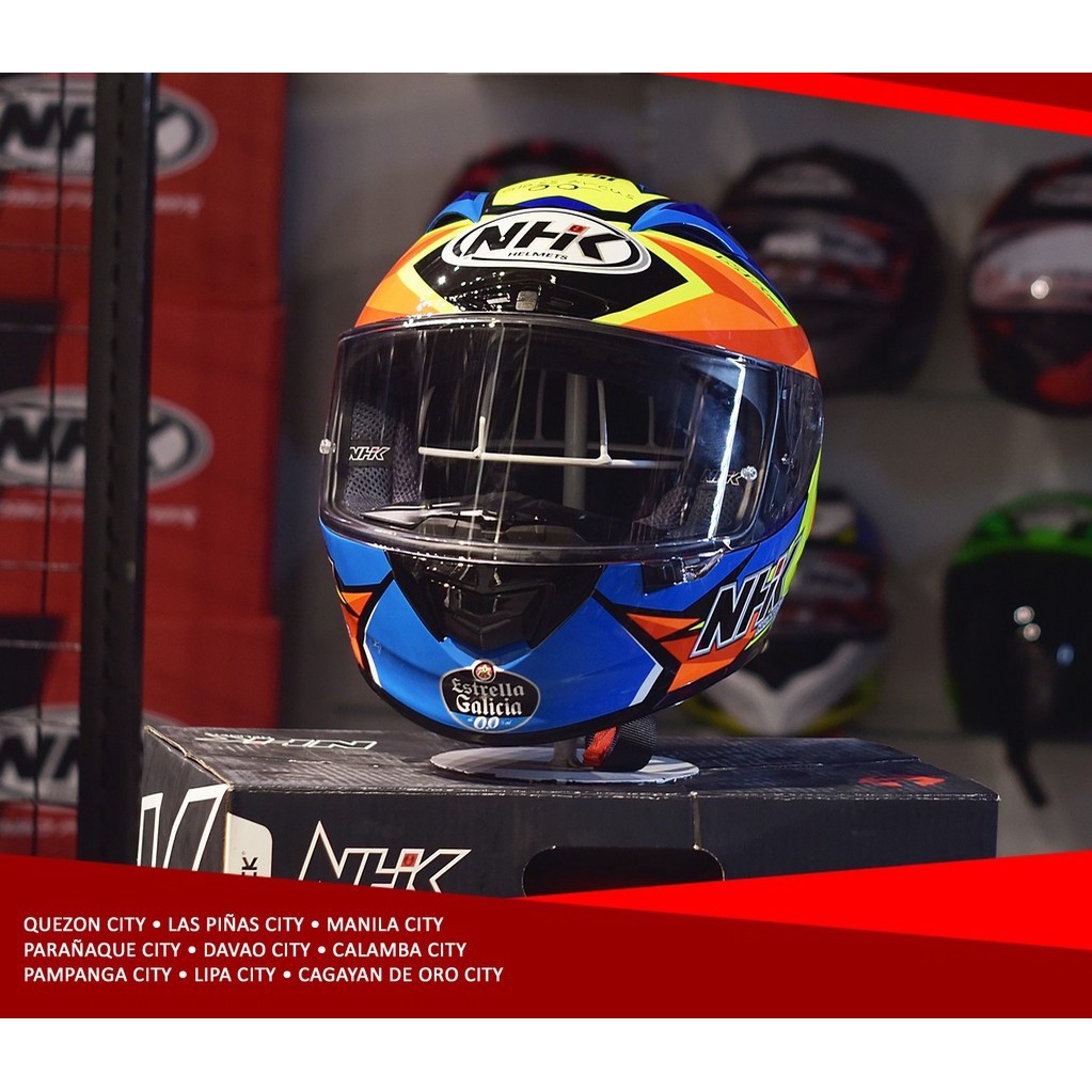 NHK GPR TECH RYUSEI FULL FACE SINGLE VISOR MOTORCYCLE HELMETS | Shopee ...