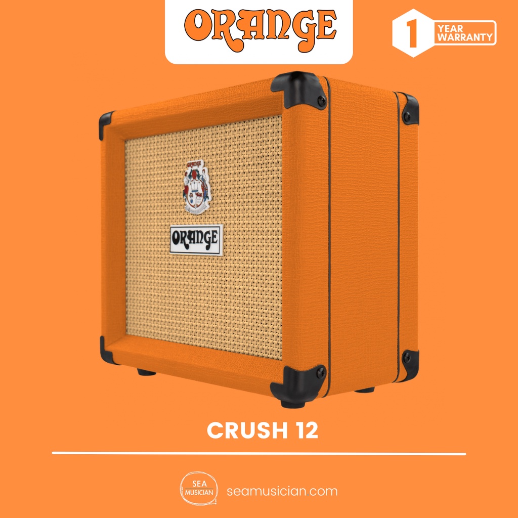 ORANGE CRUSH 12 WATT 1X6" COMBO GUITAR AMPLIFIER (AMP/ CR12/ ANALOG AMP) | Shopee Philippines