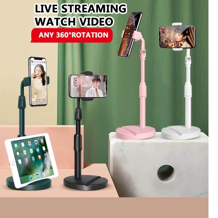 Universal Telescopic Smart Phone Stand Adjustable Desktop Holder ...