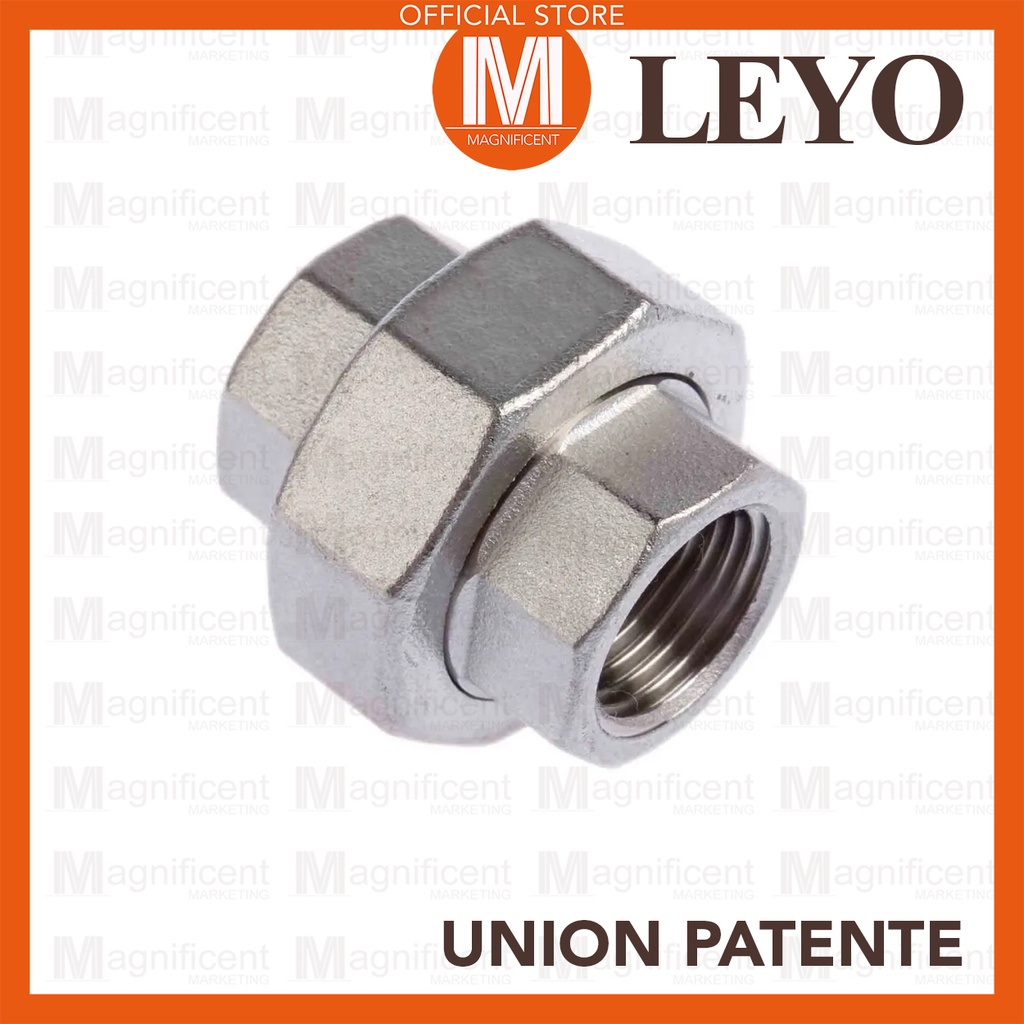 Leyo Stainless Steel 304 Pipe Fittings Union Patente | Shopee Philippines