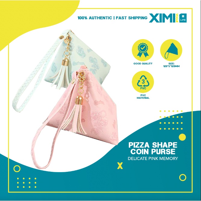 XIMI Vogue Delicate Rose Triangle Coin Purse | Shopee Philippines