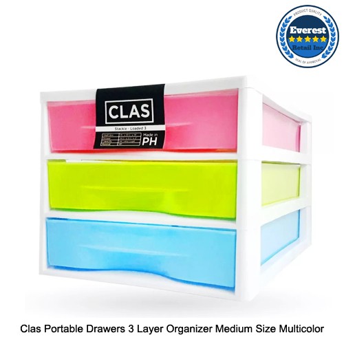 Clas Stackie Loaded 3 Layer Drawer Organizer can Fit up to Long Bond ...