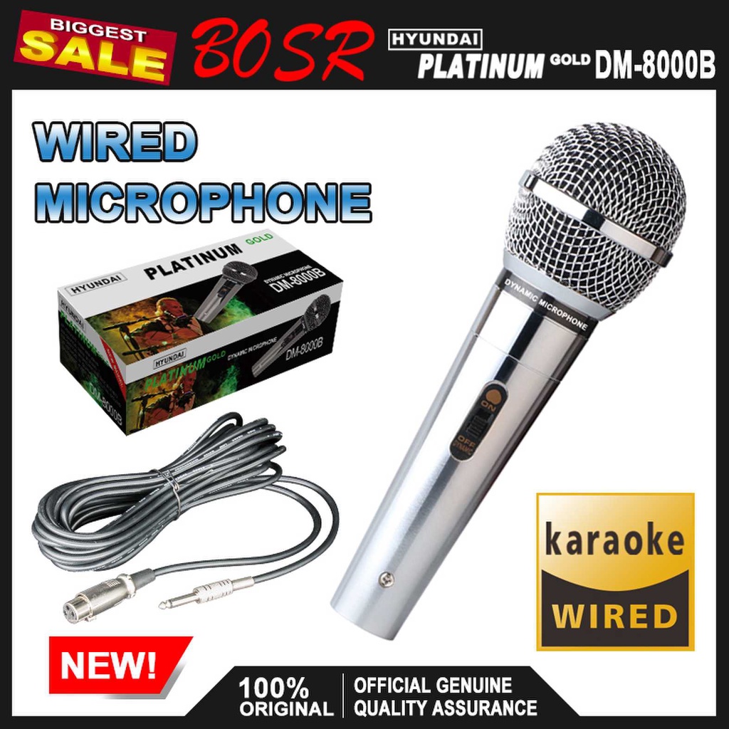 Hyundai Platinum DM-8000 Professional Microphone System | Shopee Philippines