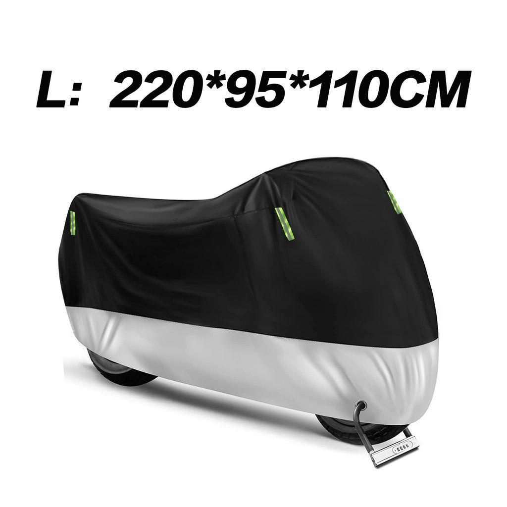 3 Layers Motorcycle Cover Dust UV Outdoor Protection Motor Cover ...