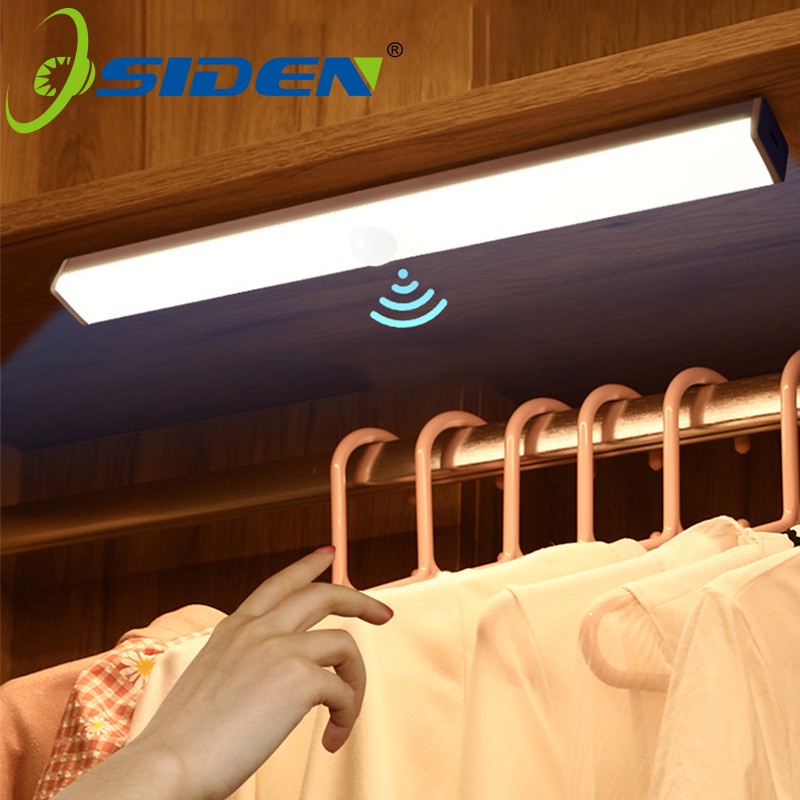 LED sensor light 15CM/30CM smart USB charging home closet aisle night ...