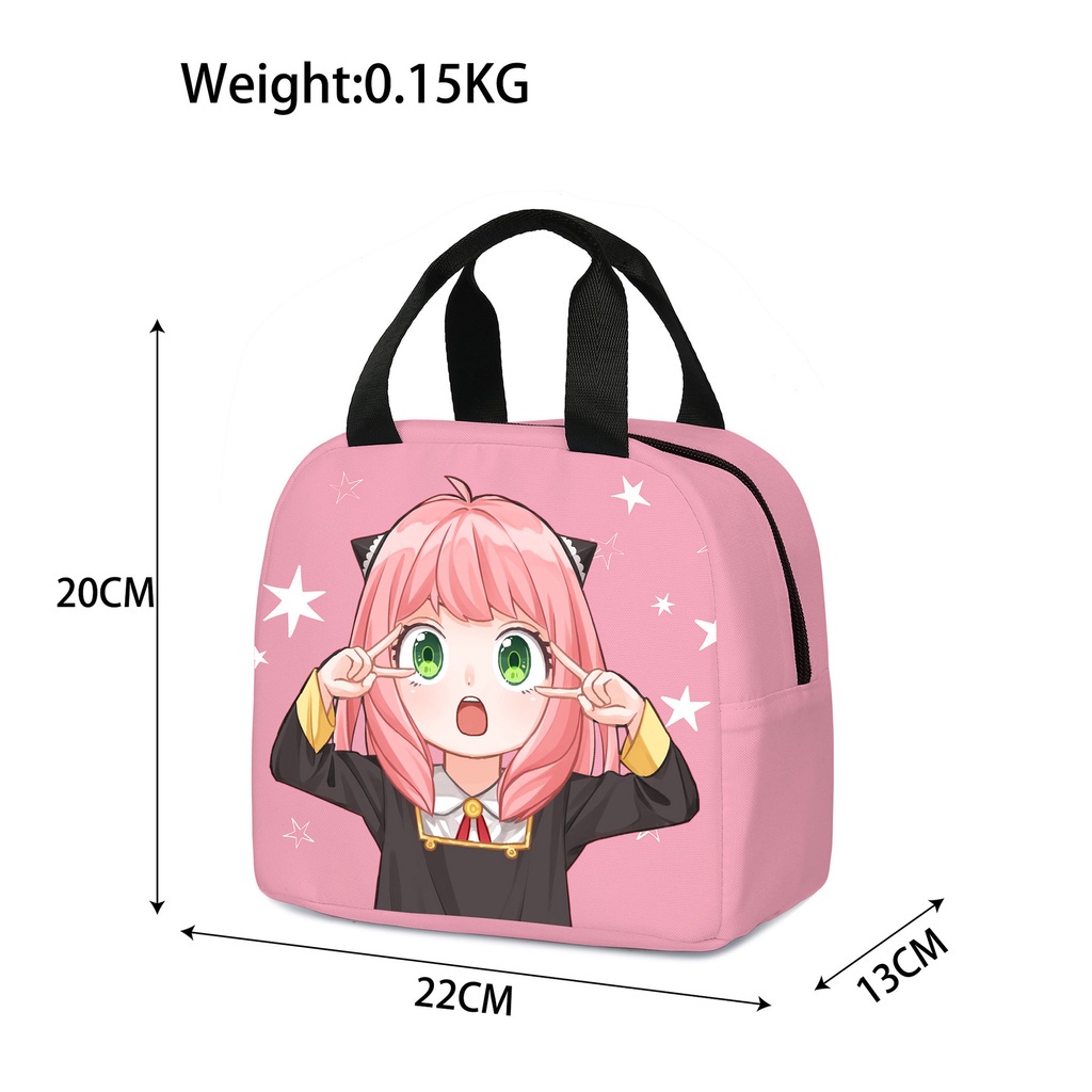 Demon slayer Lunch box nezuko Shinobu tanjiro Lunch Bag for kids ...