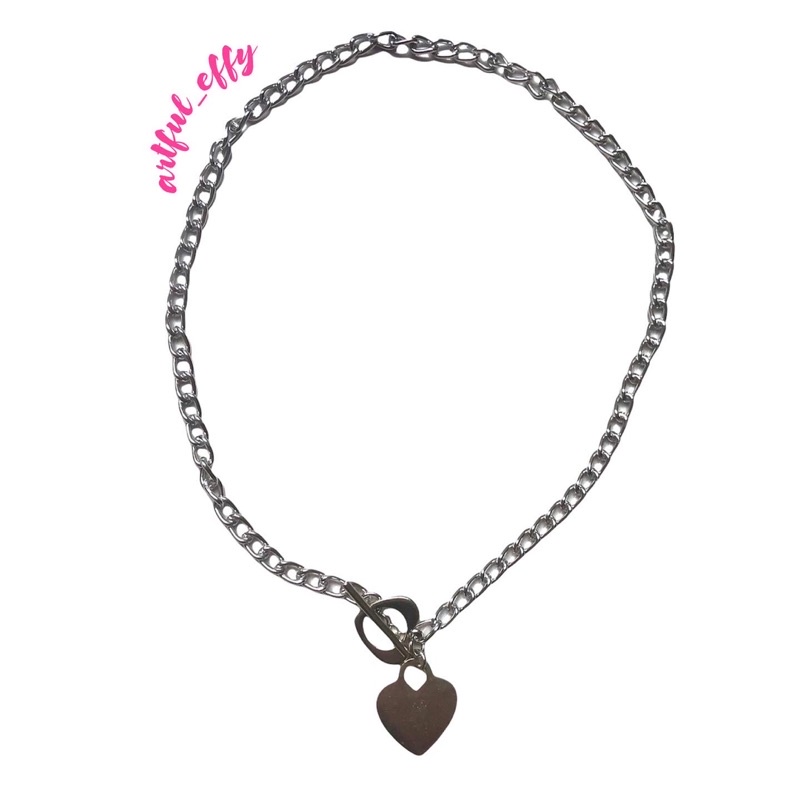 Lovesick Heart Chain Necklace by Artful Effy Valentine’s Day Collection ...
